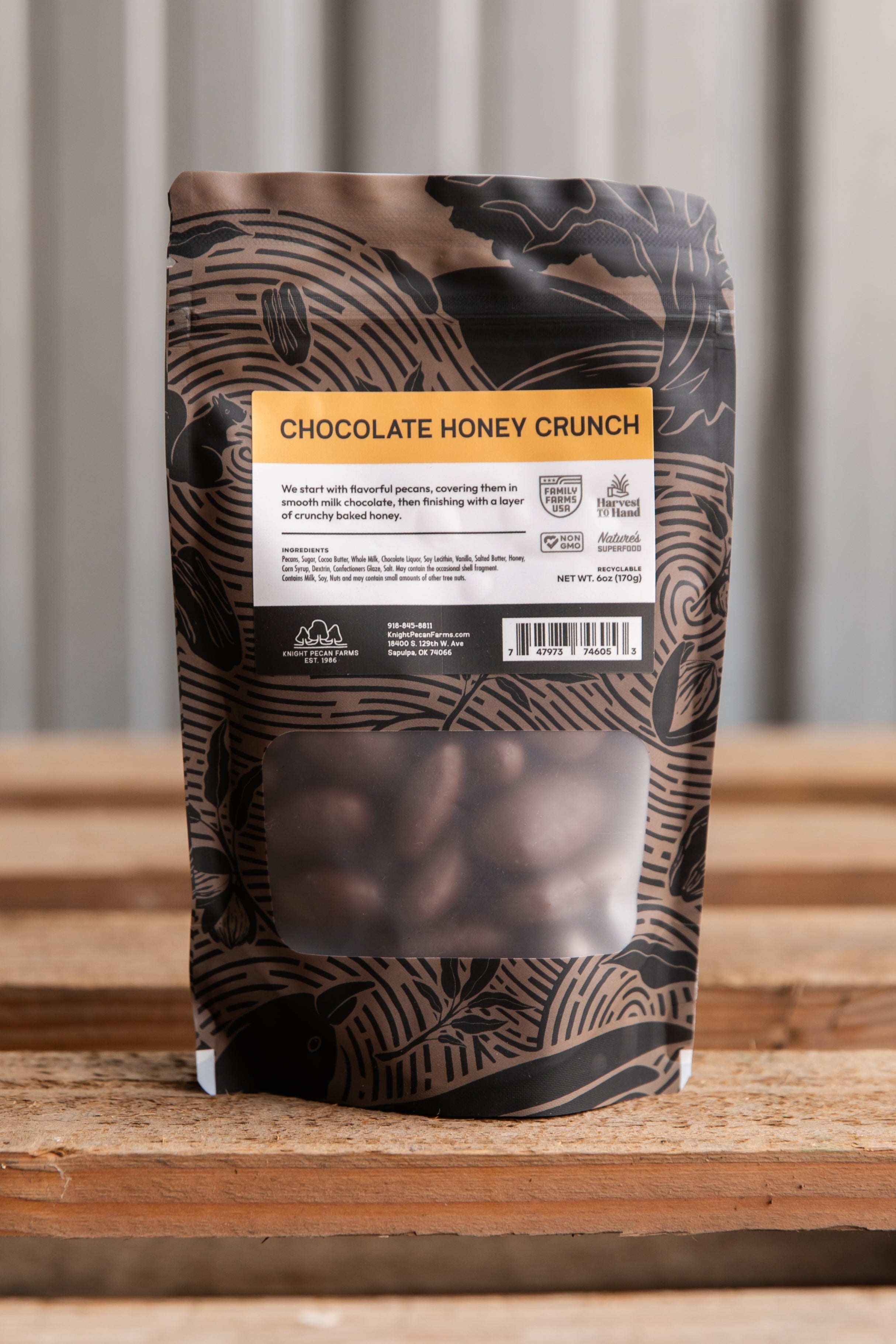Chocolate Honey Crunch – Knight Pecan Farms